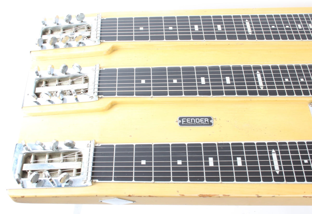 1952 Fender Custom T-8 triple neck console lap steel blonde – Yeahman's ...
