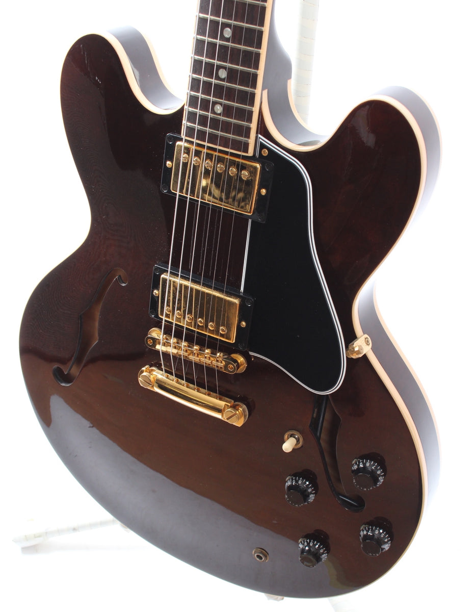 2001 Gibson ES-335 Dot trans brown gold hardware – Yeahman's Vintage ...