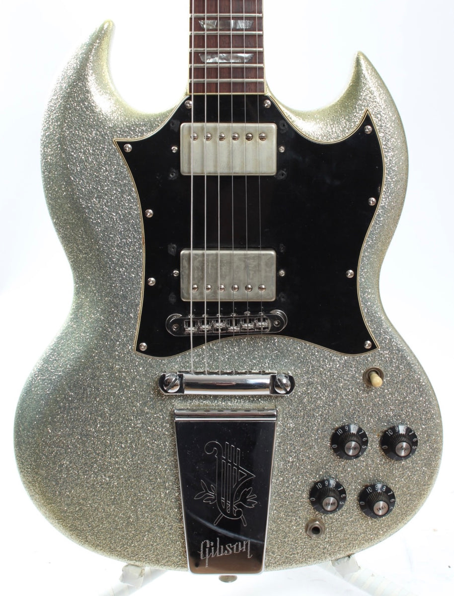 1970 Gibson SG Standard silver sparkle – Yeahman's Vintage & Used Guitars
