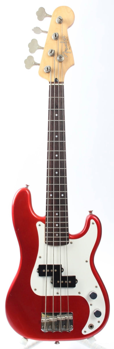 1993 Fender Precision Bass Mini MPB-33 candy apple red – Yeahman's ...
