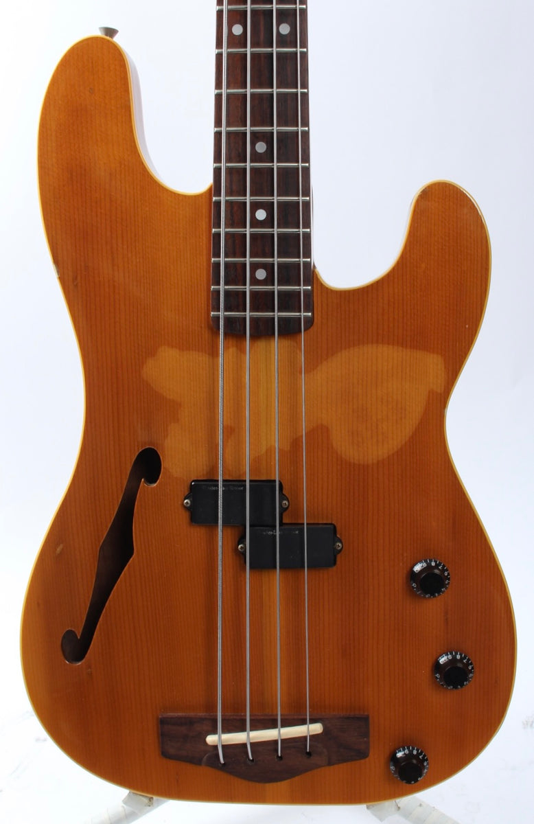 1990 Fender Precision Bass thinline hollowbody PBAC-950 natural ...