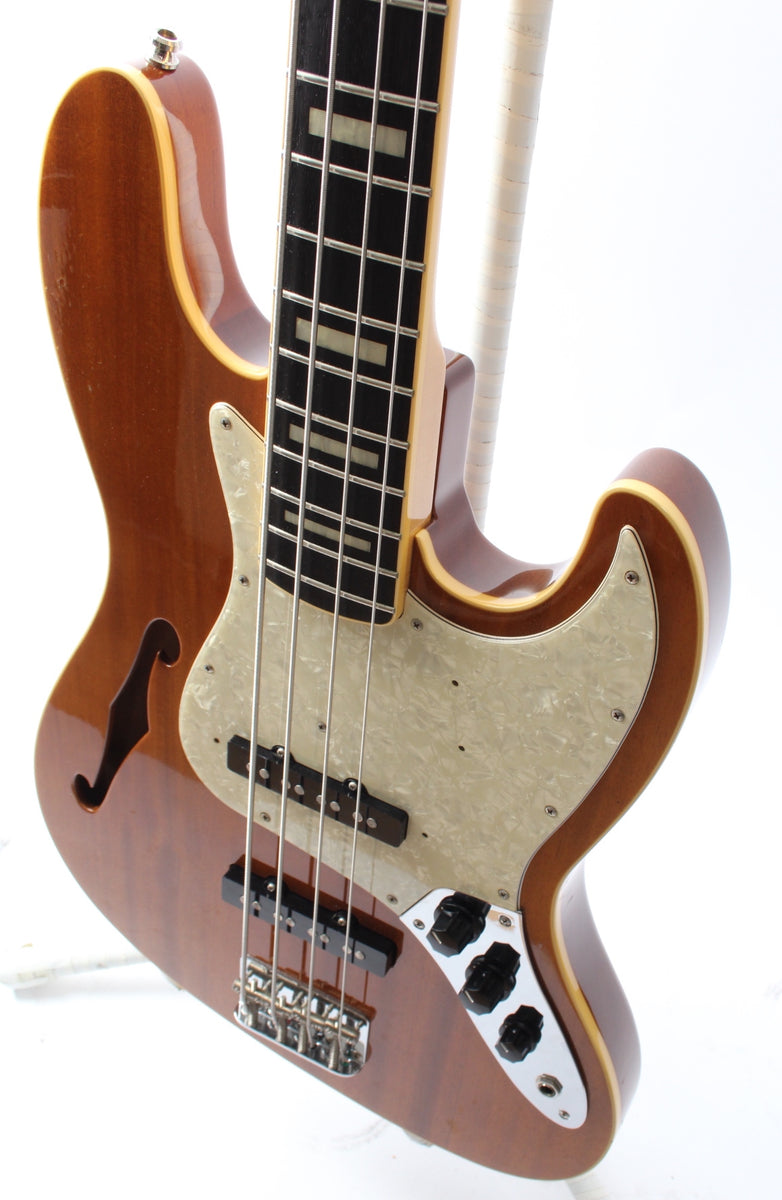2012 Fender Jazz Bass JB-HO thinline hollowbody natural – Yeahman's ...