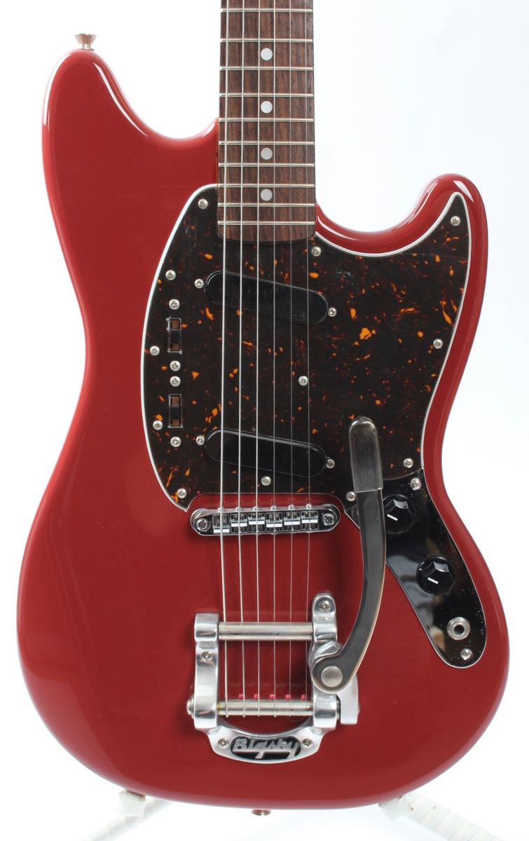2012 Fender Mustang 65 Reissue Bigsby dakota red – Yeahman's Vintage ...