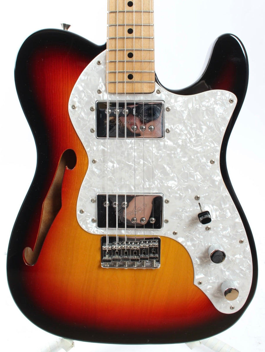 1997 Fender Telecaster Thinline '72 Reissue sunburst – Yeahman's ...