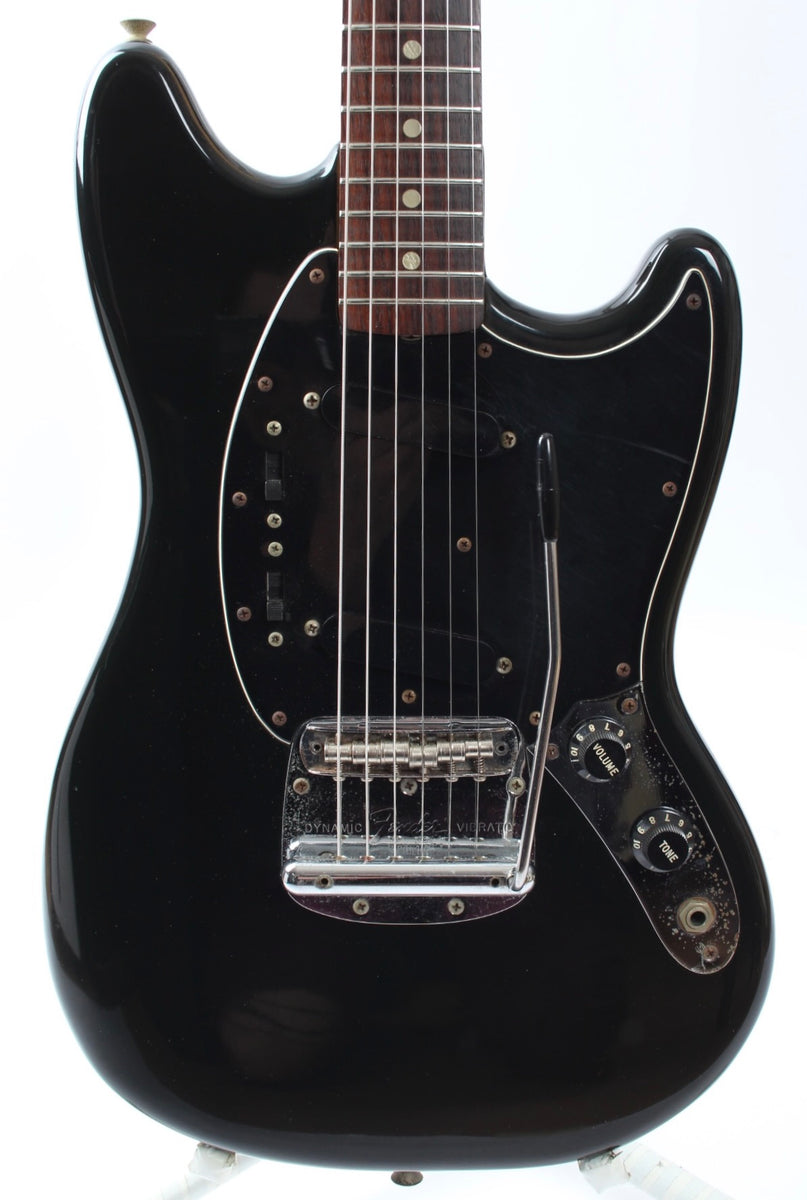 1977 Fender Mustang black – Yeahman's Vintage & Used Guitars