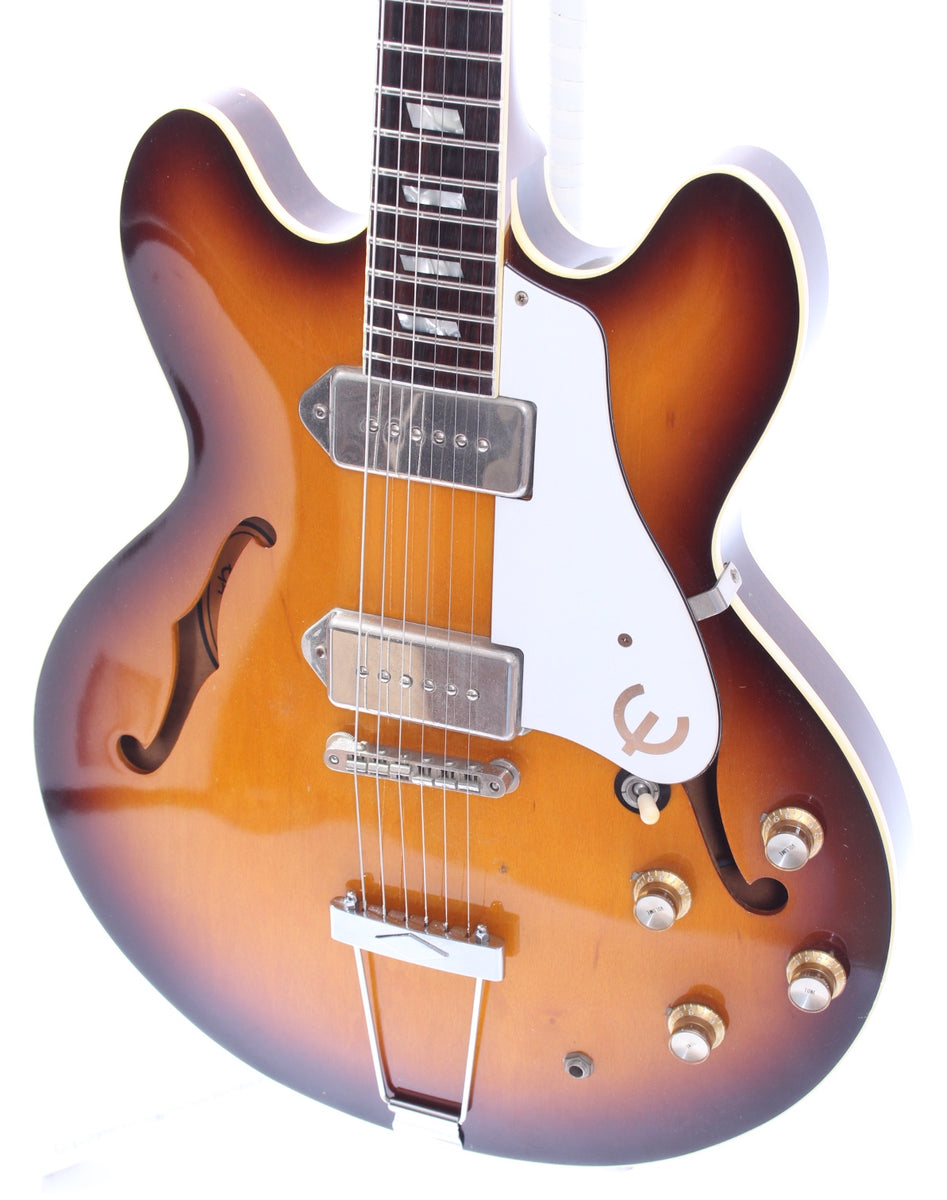 1996 Epiphone Casino Vintage nitro finish sunburst – Yeahman's Vintage ...