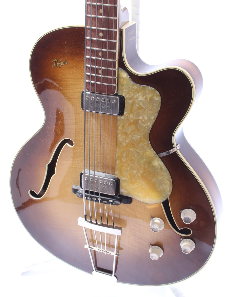 1962 Hofner 500/10 Six String Bass sunburst – Yeahman's Vintage & Used ...