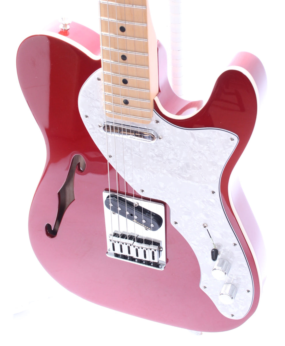 2018 Fender Deluxe Thinline Telecaster candy apple red – Yeahman's ...