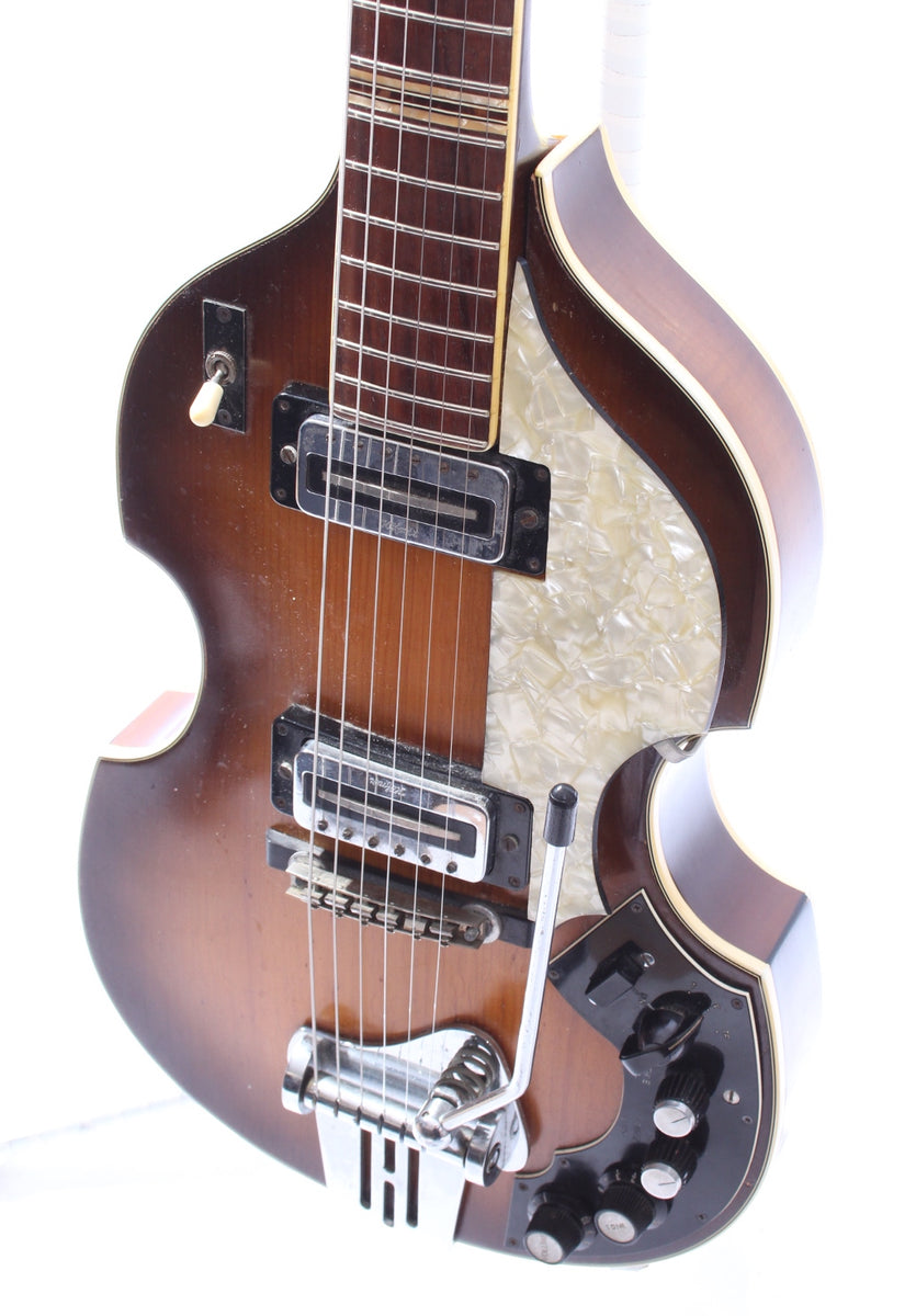 1966 Hofner 459 VTZ sunburst – Yeahman's Vintage & Used Guitars